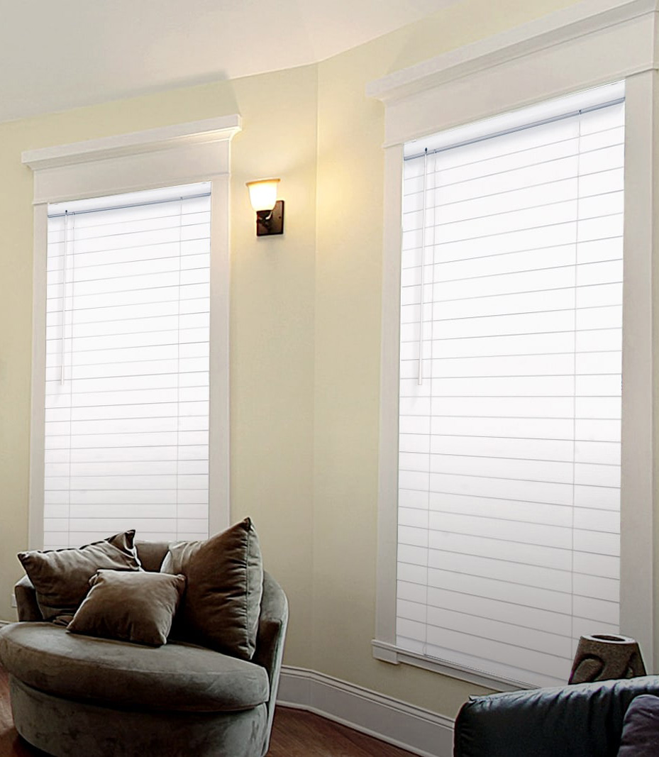 Perfect Cordless Faux Wood Blinds 2" & 2-1/2" | BuyHomeBlinds.com